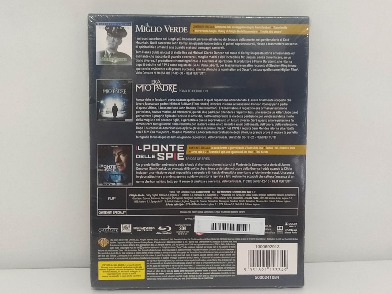 Tom Hanks 3 Film Collection Blu Ray :: GAMES & MODELS SHOP